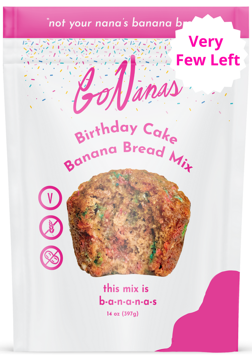 Birthday Cake Banana Bread Mix (6-pack) – GoNanas