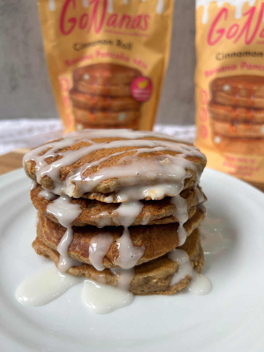 Cinnamon Roll Banana Pancake Mix (6-pack) – GoNanas