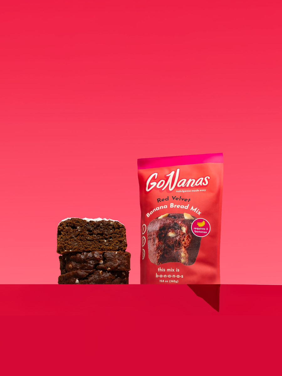 Red Velvet Banana Bread Mix | GoNanas – GoNanas