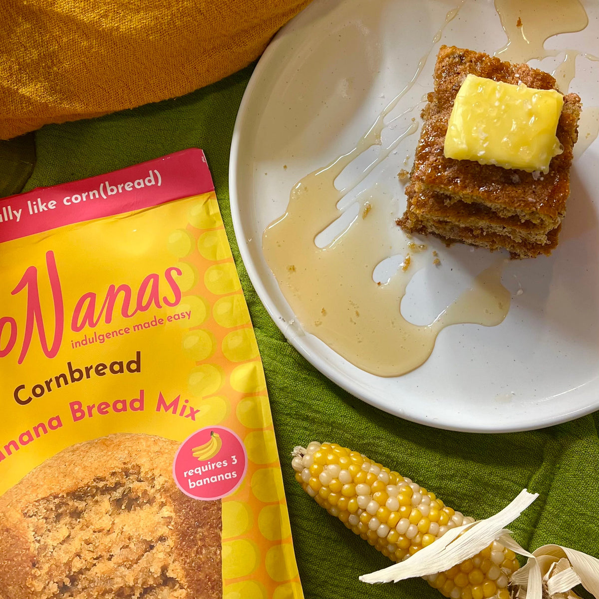 Cornbread Banana Bread Mix (6-pack) – GoNanas